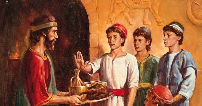 Picture Scriptures: Daniel Refusing the King's Meat and Wine